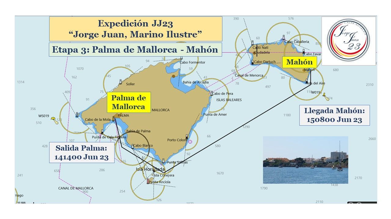 Expedición JJ23- Etapa 3: Palma de Mallorca- Mahón - Navegantes Oceánicos