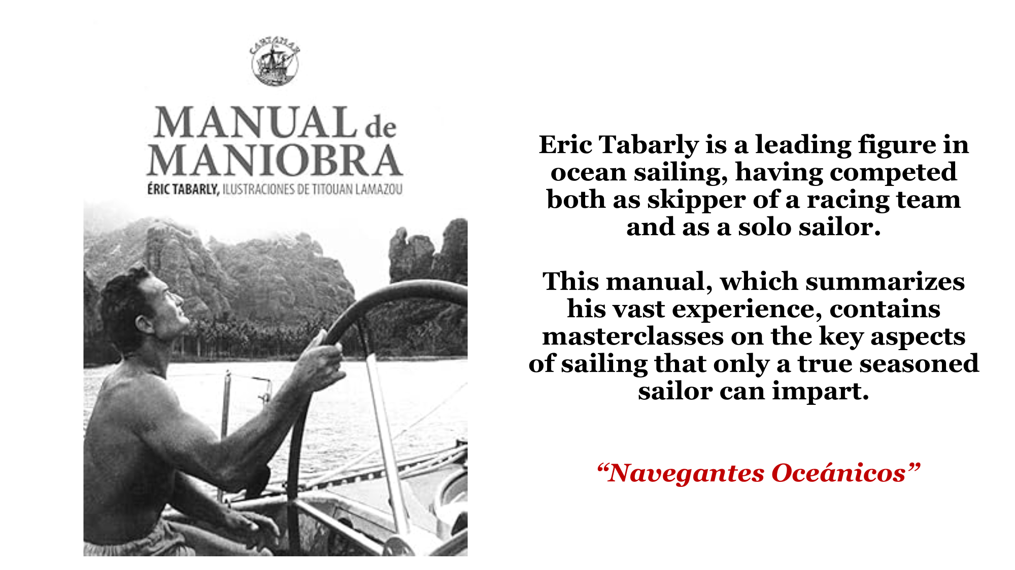 Manual de maniobra, by Eric Tabarly - Navegantes Oceánicos